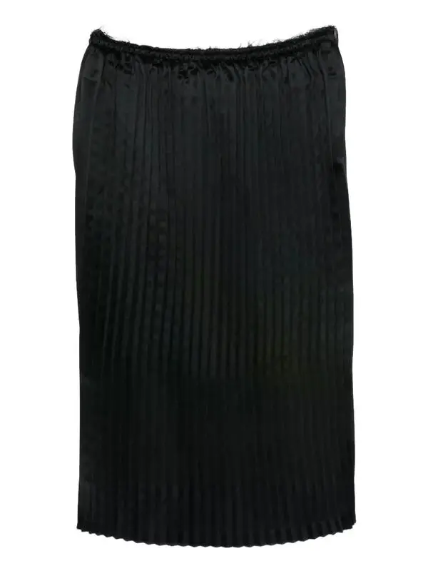 Comme Des Garçons Pleated Skirt - Black