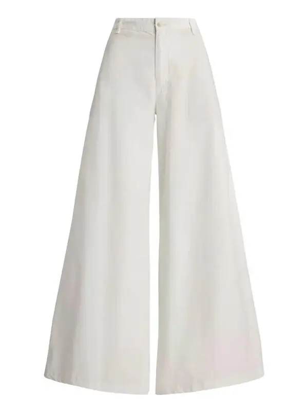 Polo Ralph Lauren Relaxed Wide-leg Trousers - White
