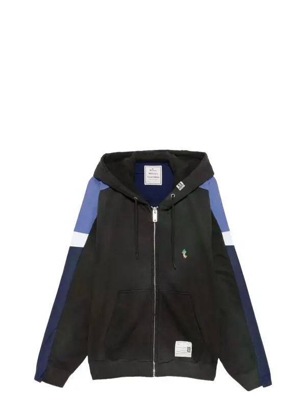 Mihara Yasuhiro Panelled Zip-up Jacket - Black