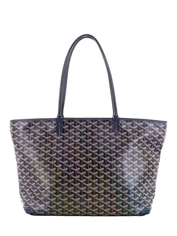 Goyard Artois Mm Coated Canvas Tote - Blue