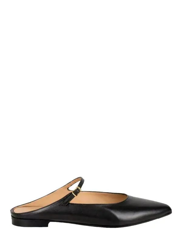 Status Pointed-toe Mules - Black