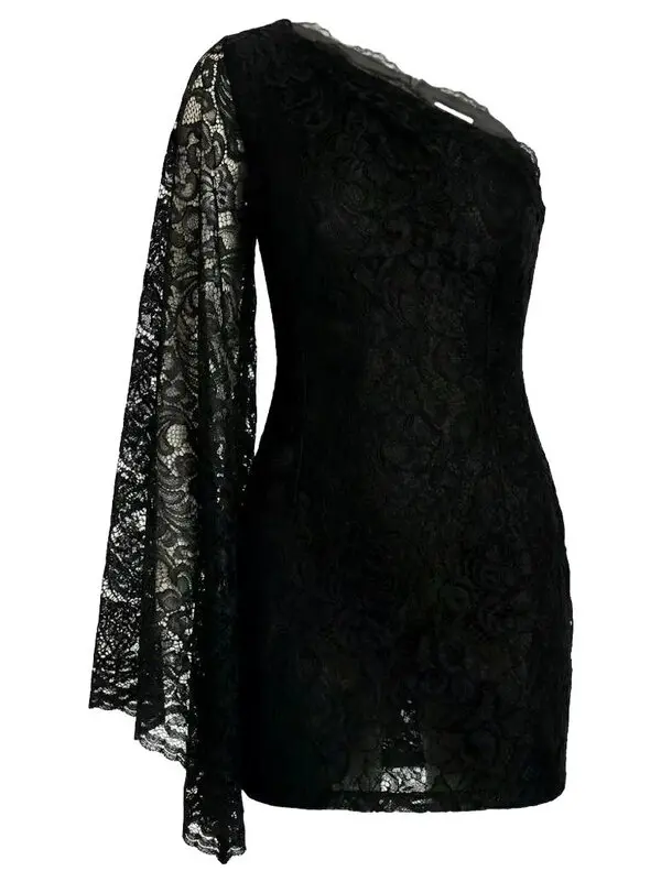 AXEL 113 Lilith One-shoulder Mini Dress - Black