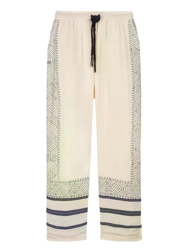 BAZISZT Talilo Drawstring Trousers - Neutrals
