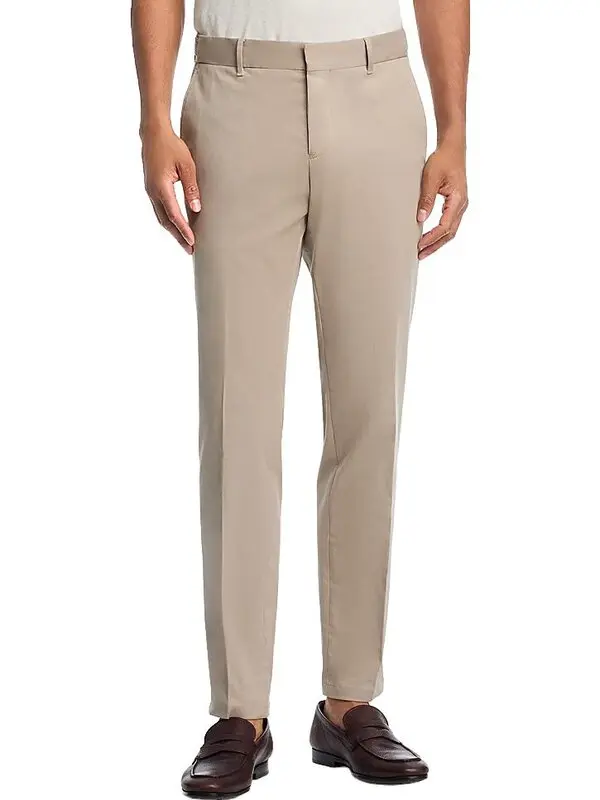 BOSS Genius Stretch Cotton Slim Fit Chino Pants - Beige/khaki