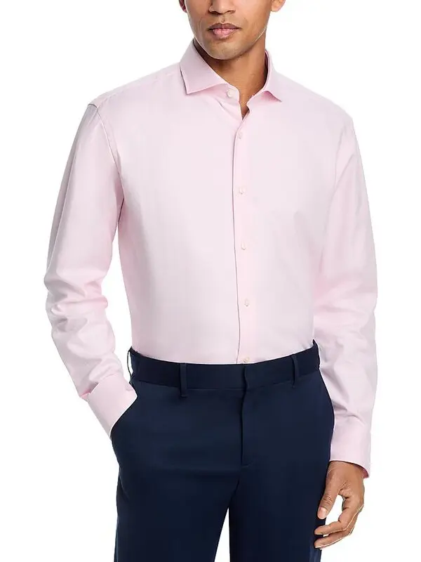 BOSS Joe Regular Fit Dress Shirt - Light Pastel Pink