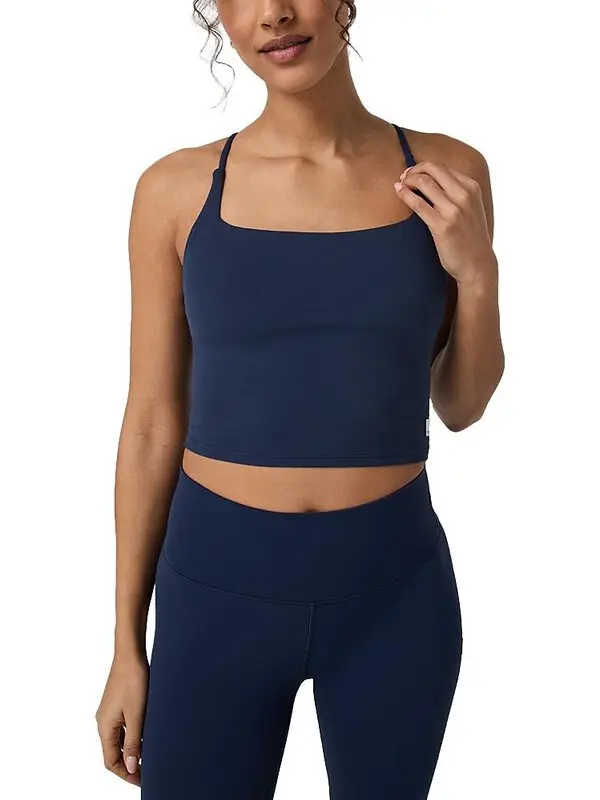 Vuori Allthefeels Strappy Back Tank Top - Blue Coast