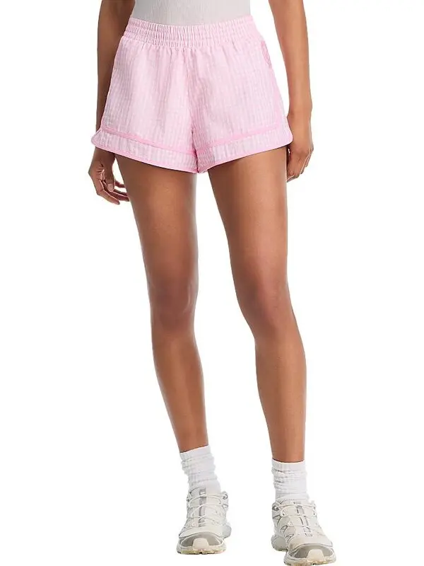 LoveShackFancy Lavey Shorts - Tickled Pink