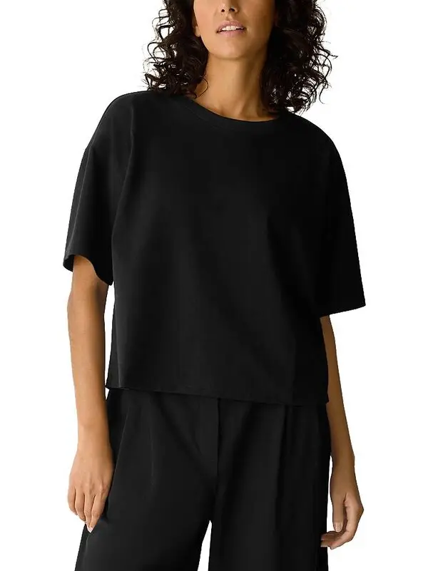 Eileen Fisher Crewneck Tee - Black