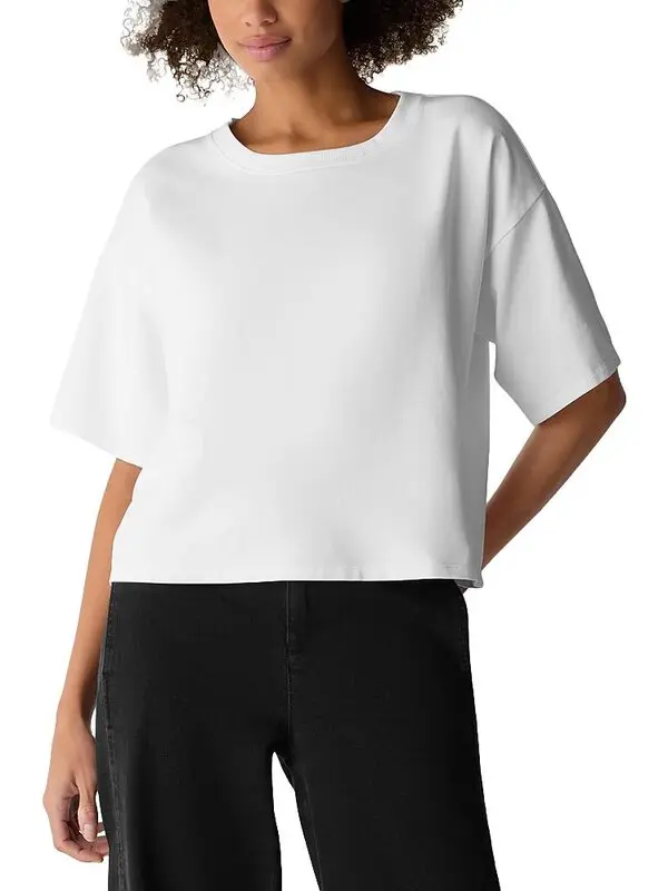 Eileen Fisher Crewneck Tee - White