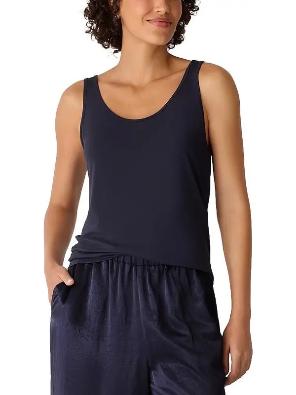 Bloomingdale'S Silk Jersey Tank - Ink