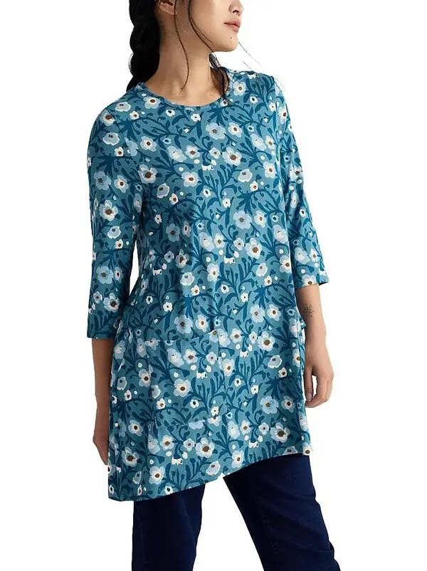 SEASALT CORNWALL Killiow Tunic - Blotted Anemone Minnow