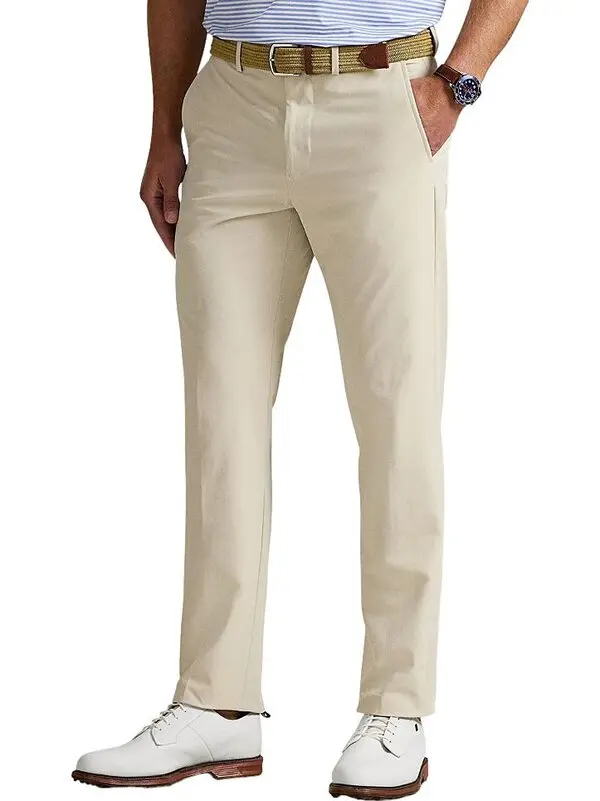 Polo Ralph Lauren Rlx Ralph Lauren Tailored Fit Performance Trousers - Basic Sand