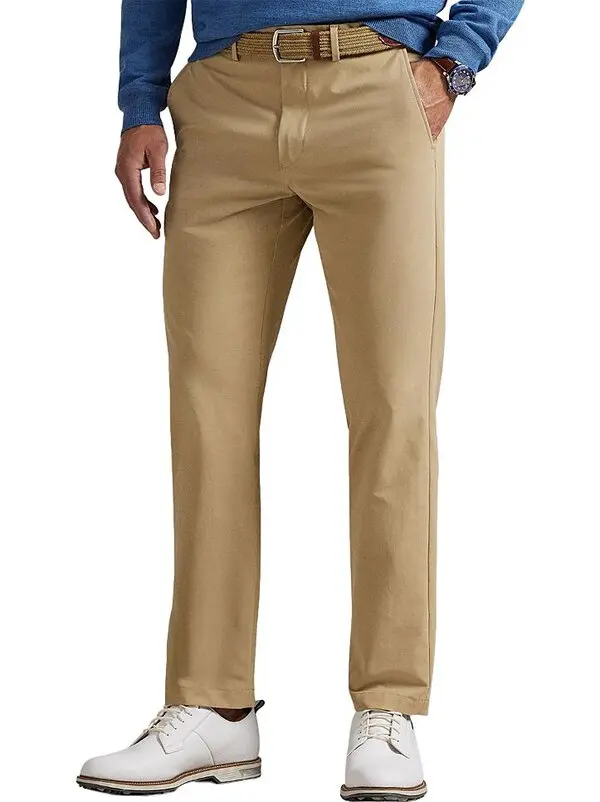 Polo Ralph Lauren Rlx Ralph Lauren Tailored Fit Performance Trousers - Khaki