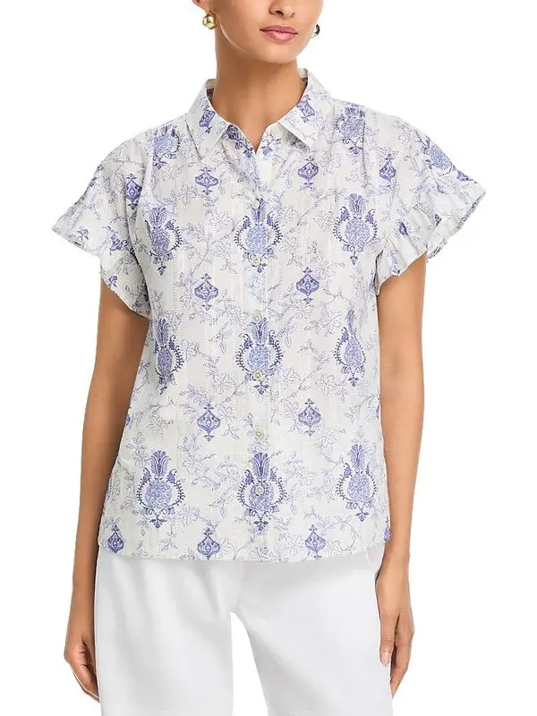 Tommy Bahama Noble Pineapple Flourish Shirt - White