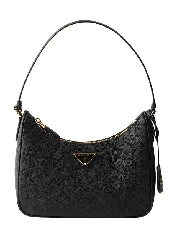 Prada Re-edition 2005 Saffiano Leather Mini-bag - Black