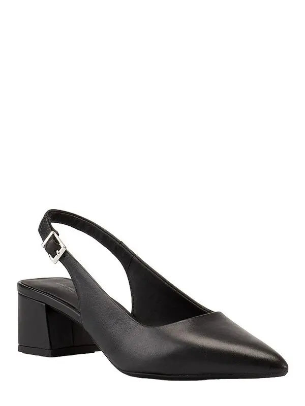 VAGABOND SHOEMAKERS Marta Leather Slingback Pumps - Black
