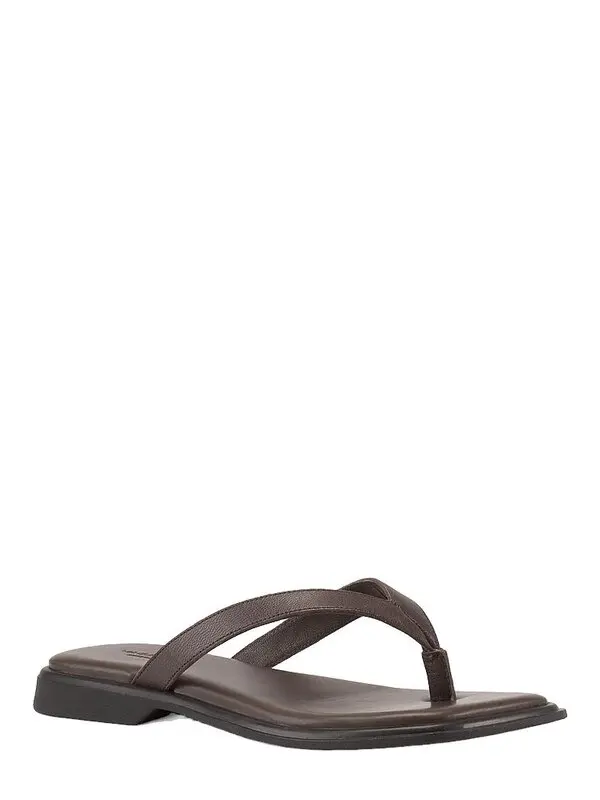 VAGABOND SHOEMAKERS Izzy Leather Thong Sandals - Chocolate