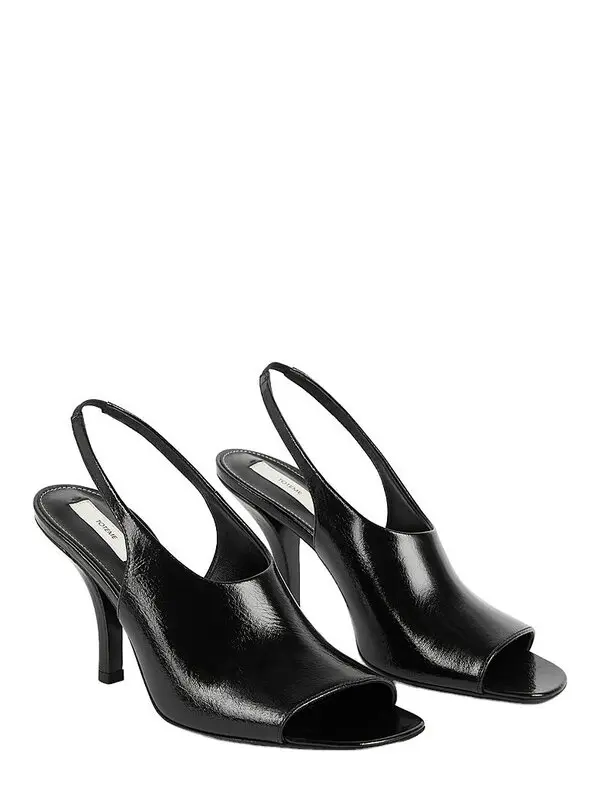 TOTEME Contour Slingback Sandals - Black