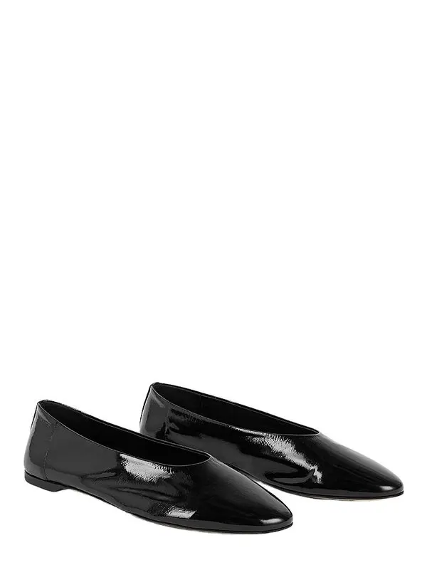 TOTEME Slip-on Ballerina Flats - Black
