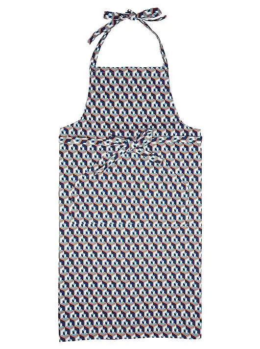La DoubleJ Apron - Cubo Giallo/fuxsia