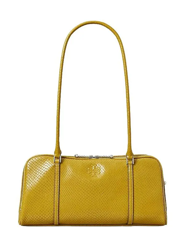 Tory Burch Embossed Leather Shoulder Bag - Island Palm