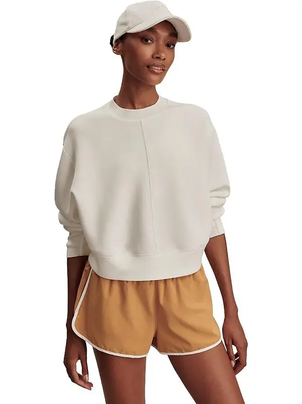 Varley Tasmin Cropped Sweatshirt - Snow White