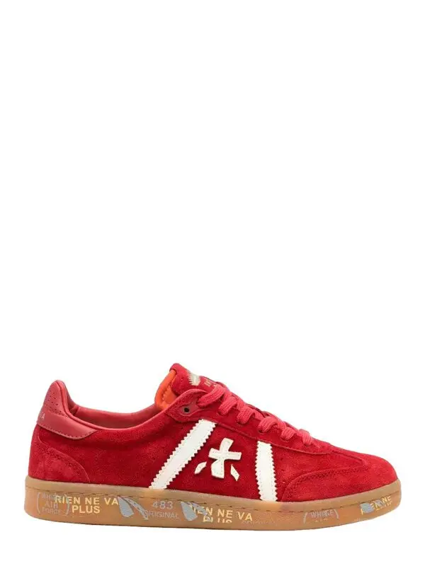 Premiata Lace-up Suede Sneakers - Red