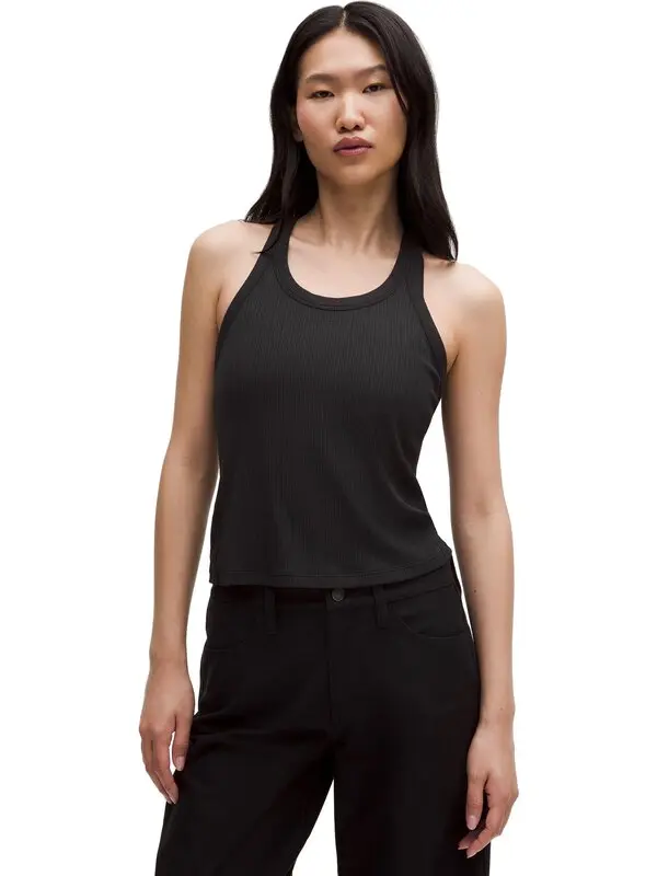 Lululemon Micro-rib Racerback Tank Top - Black