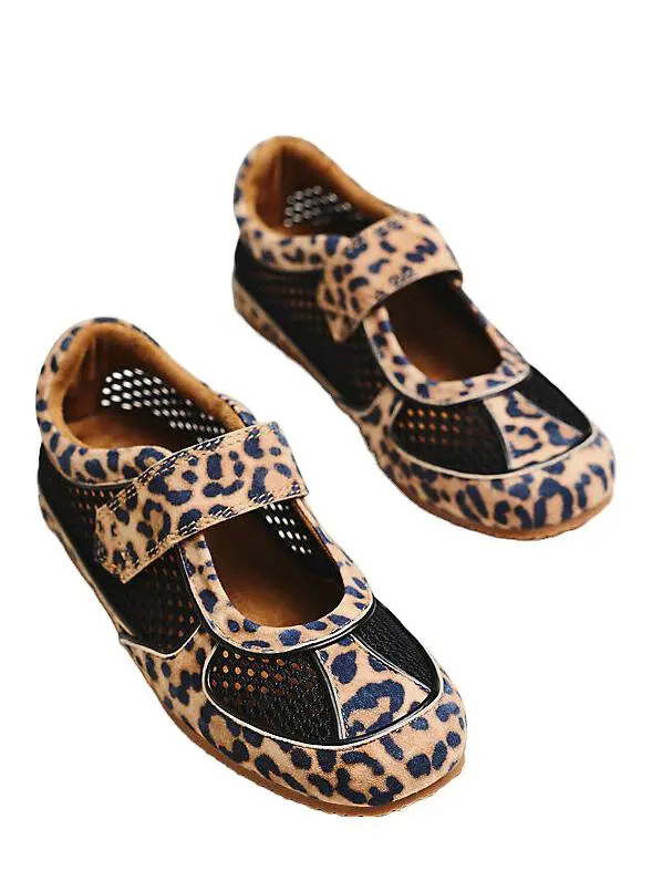 KELSI DAGGER BROOKLYN Swish Mary Jane Sneakers - Leopard