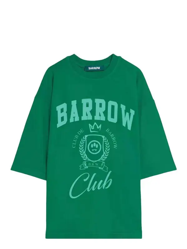 BARROW Logo-print T-shirt - Green