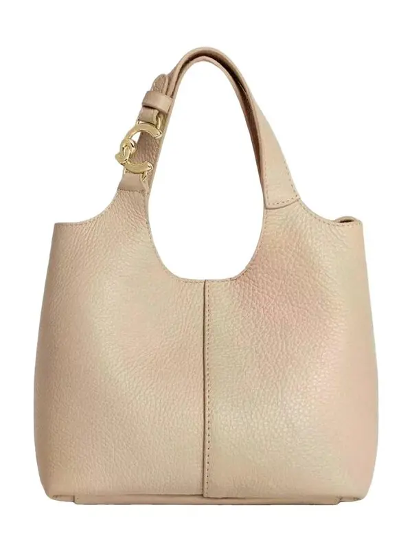 COCCINELLE Small Logo-charm Tote Bag - Neutrals
