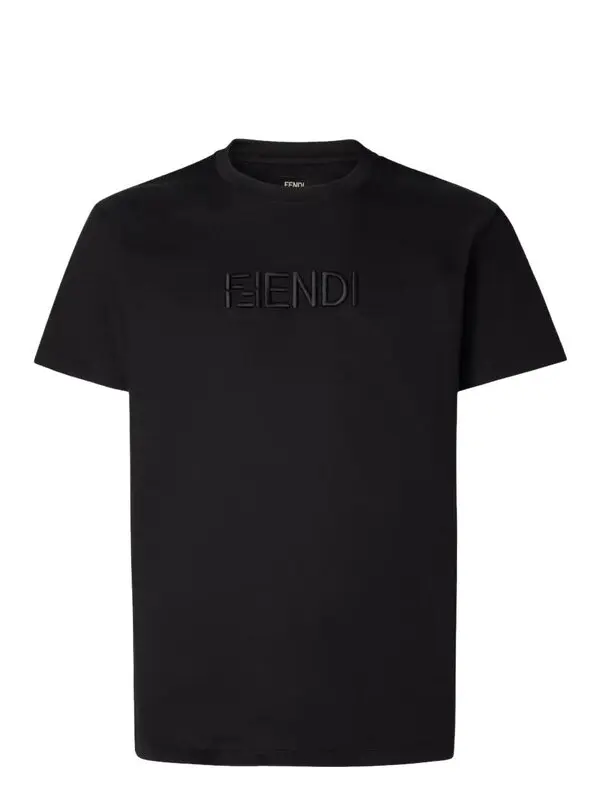 Fendi Logo T-shirt - Black