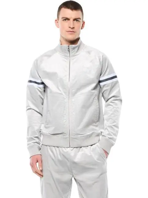 SERGIO TACCHINI Cordurato Track Jacket - Quiet Grey