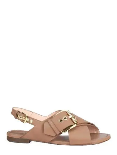 Agl Criss Cross Sandal - Cocoa Nappa