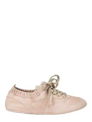 Agl Hoola Hoop Lace-up Sneakers - Powder Pink Velour