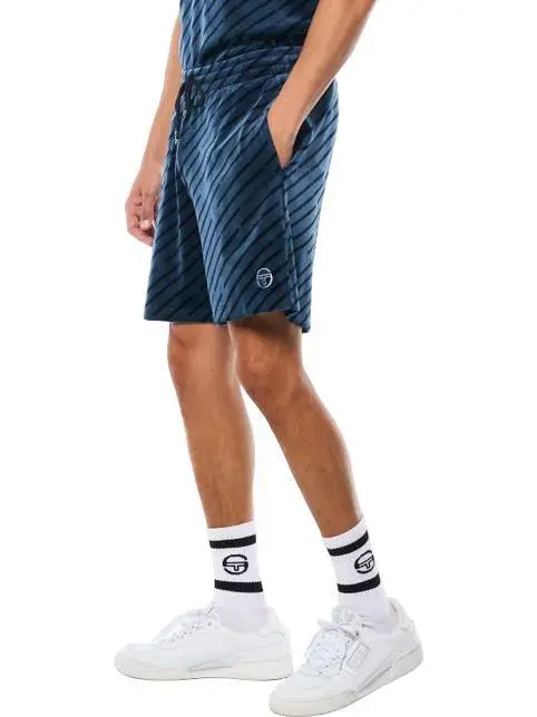SERGIO TACCHINI Obliquo Velour Short - Key Largo