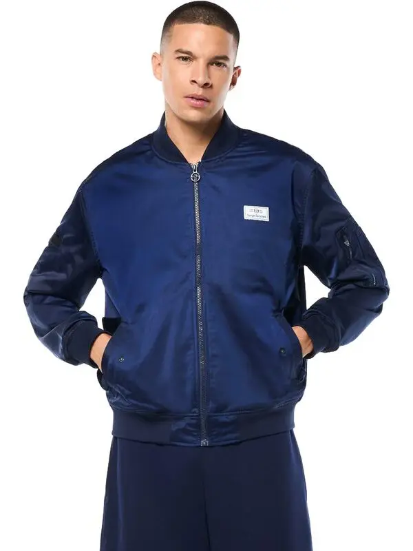 SERGIO TACCHINI Piano Bomber Jacket - Maritime Blue