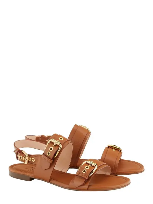 Agl Summer Slingback Sandals - Brandy-brandy