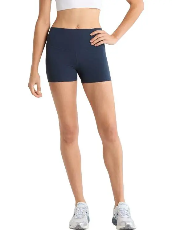 Zella Luxe Lite Bike Shorts - Navy Sapphire