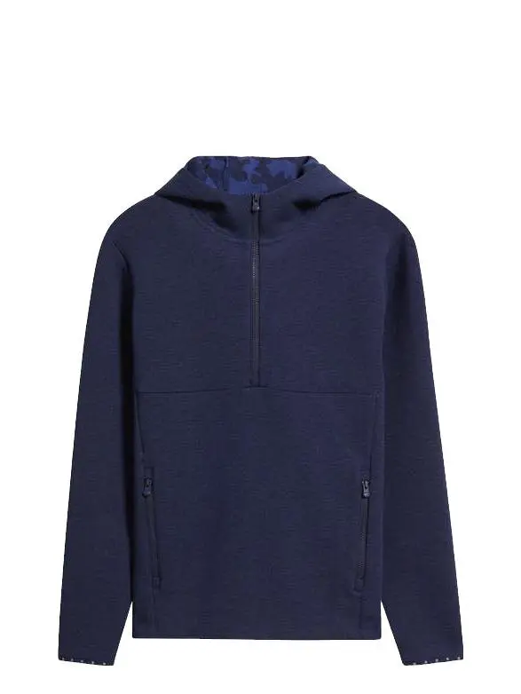 Greyson Calgary Quarter-zip Hoodie - Maltese Blue