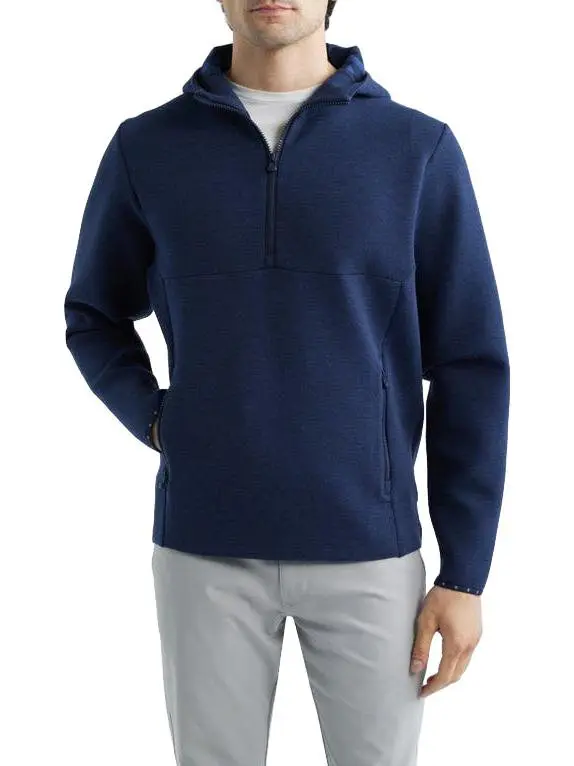 Greyson Calgary Quarter-zip Hoodie - Maltese Blue