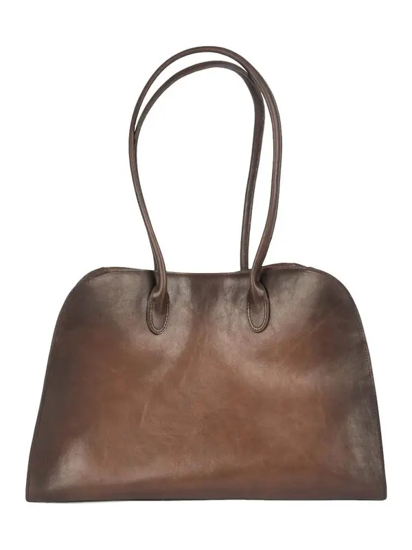 Jeffrey Campbell Cincinnati Satchel - Dark Brown Ruboff