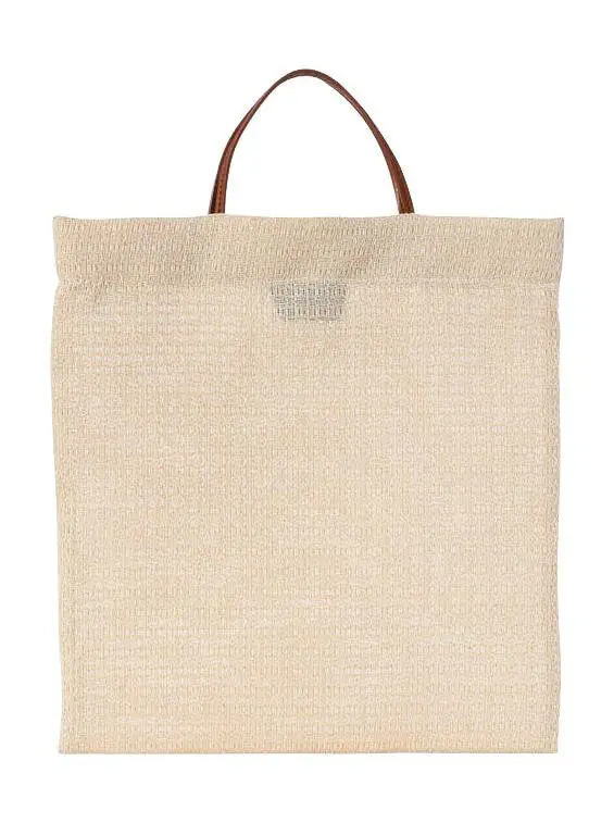 THE ROW Mini Barn Mesh Tote - Ivory Ans