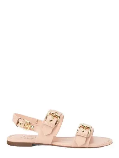Agl Summer Multi Buckles Sandal - Powder Pink