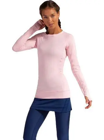 BLOQUV 50+ Upf Performance Pullover - Tickle Me Pink