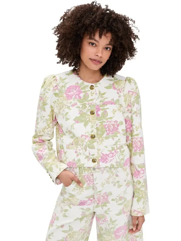Citizens Of Humanity Anita Puff Sleeve Jacket - English Rose