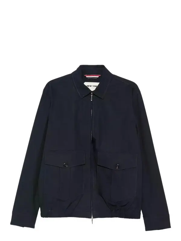 NEW YORK RESIDENT Flap-pocket Jacket - Blue