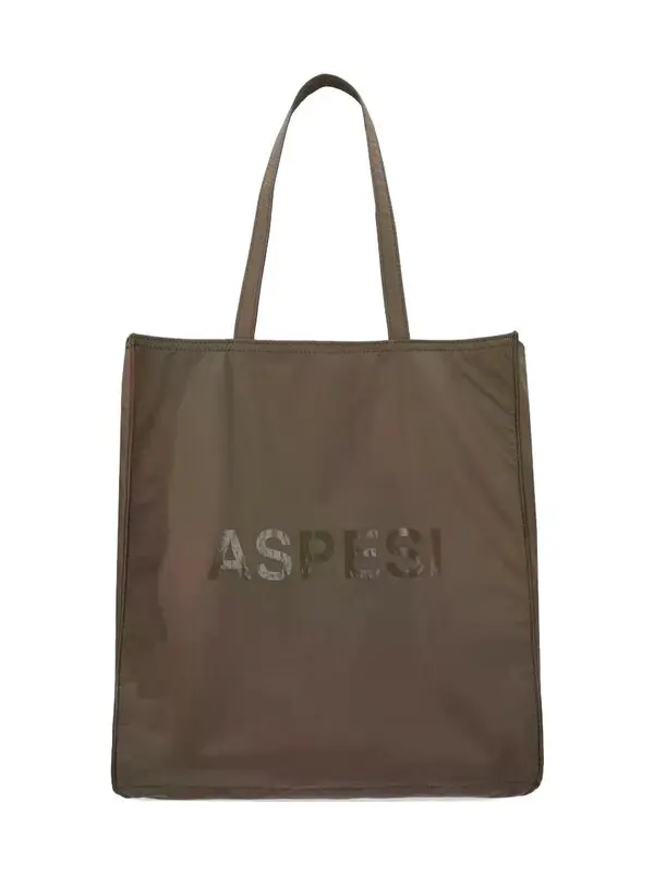 Aspesi Logo-print Tote Bag - Brown