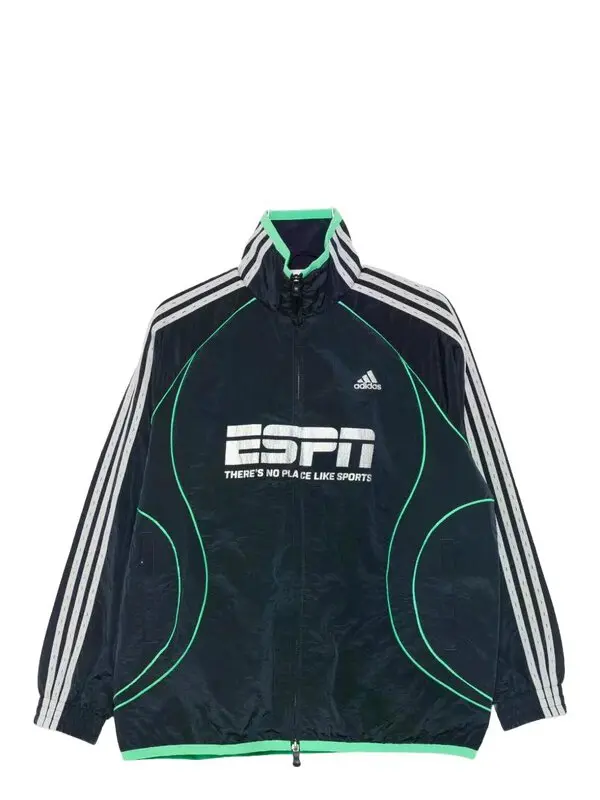 Adidas Graphic Print Jacket - Blue