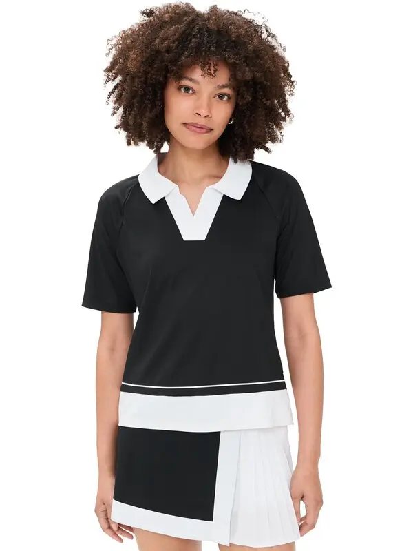 Goldbergh Piccola Polo Top - Black